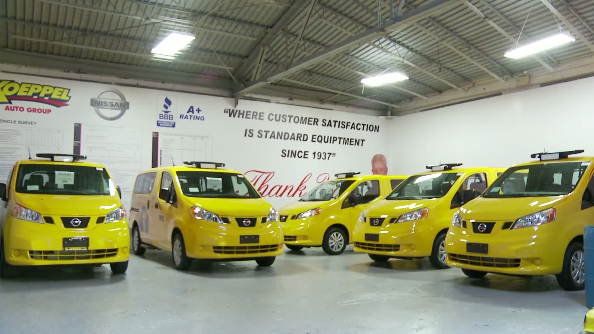 New York Proclaims "Hail Yes!" as First Nissan NV200 Taxi Hits the ...