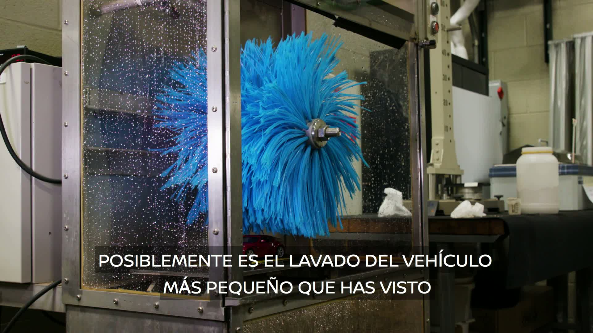 Miniature Nissan car wash means better paint, worry-free washing